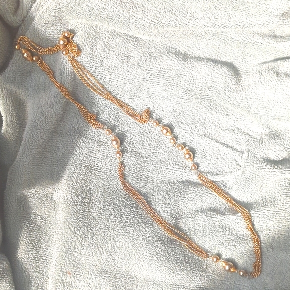 Jewelry | Multi Strand Gold Colored Necklace | Poshmark